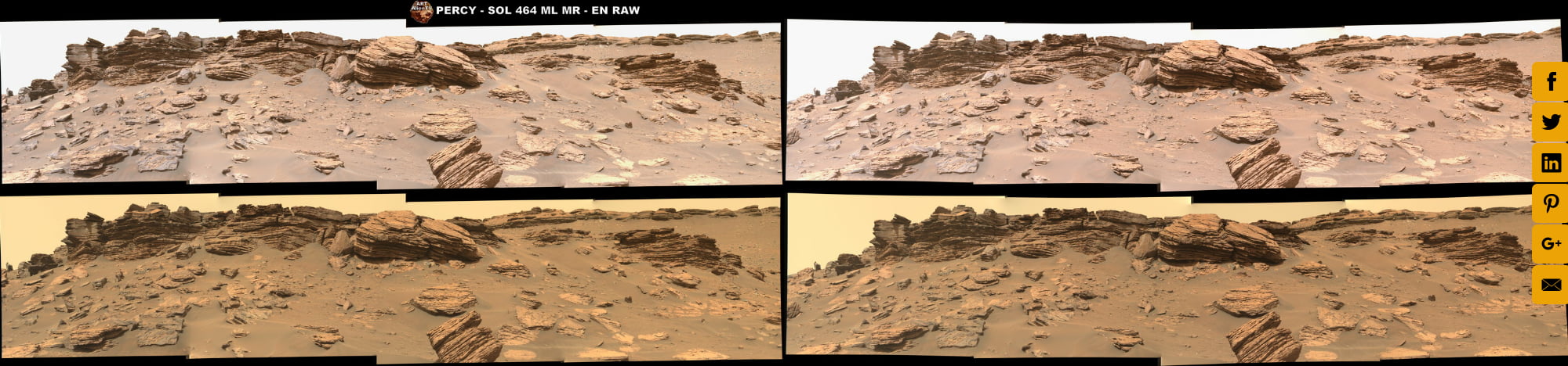 Perseverance SOL 464 ML MR (EN RAW) Colour Filter Discrepancy ...