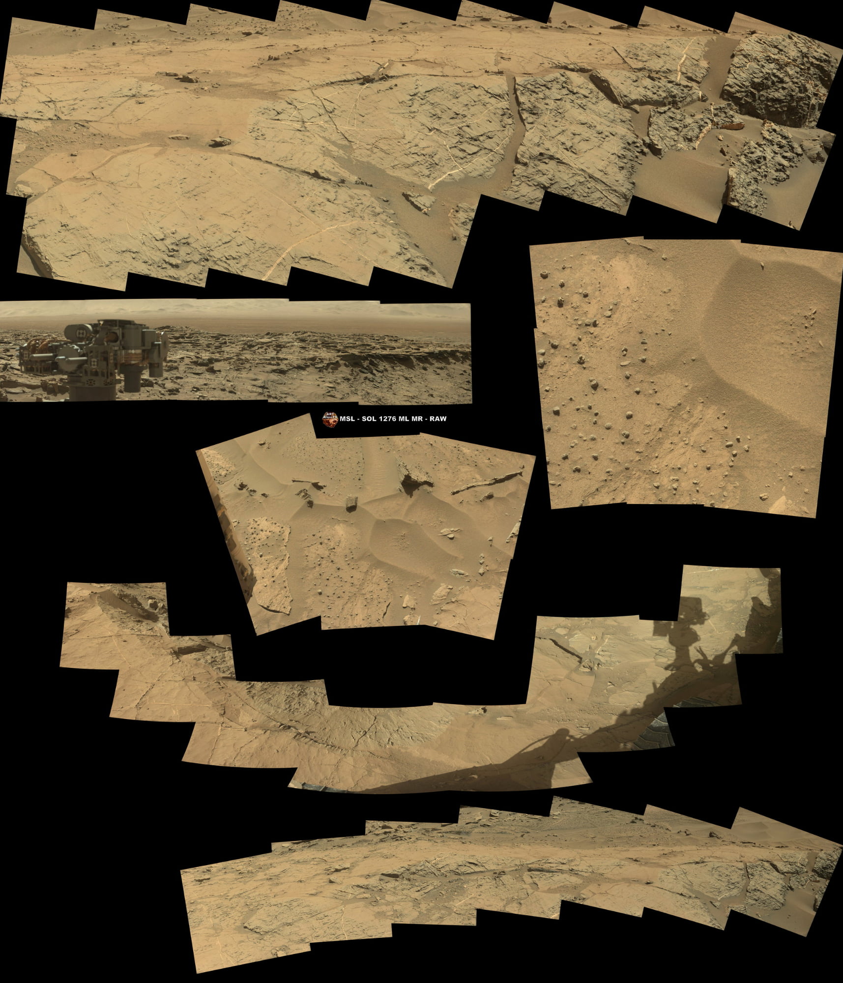 MSL SOL 1276 ML MR (RAW 70) Machine Gun and Torn Wreckage - ArtAlienTV ...