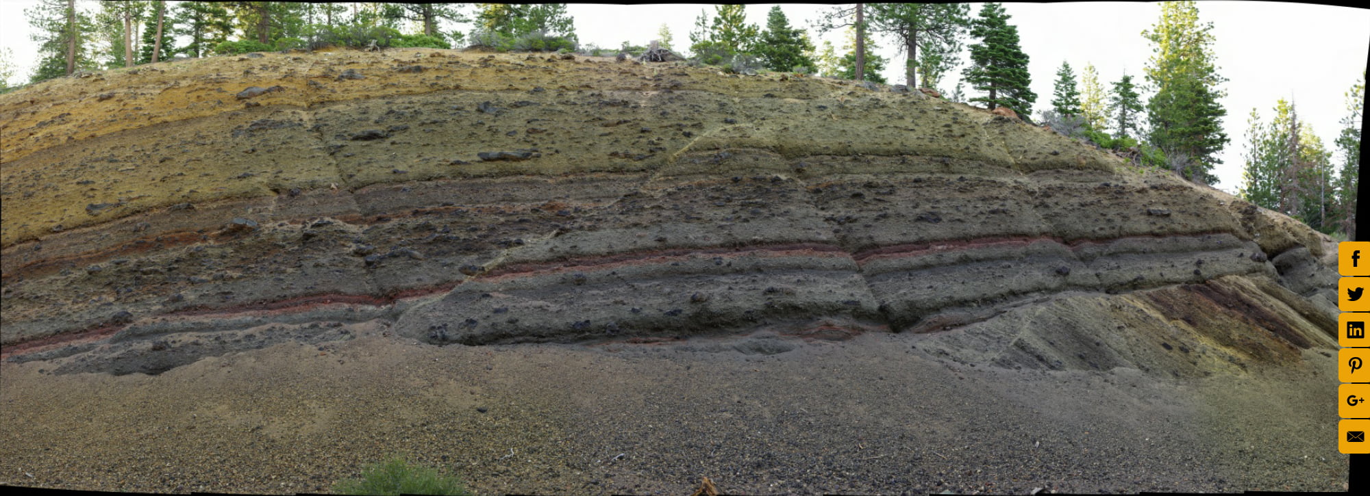 Deer Mountain Tephra Unconformity