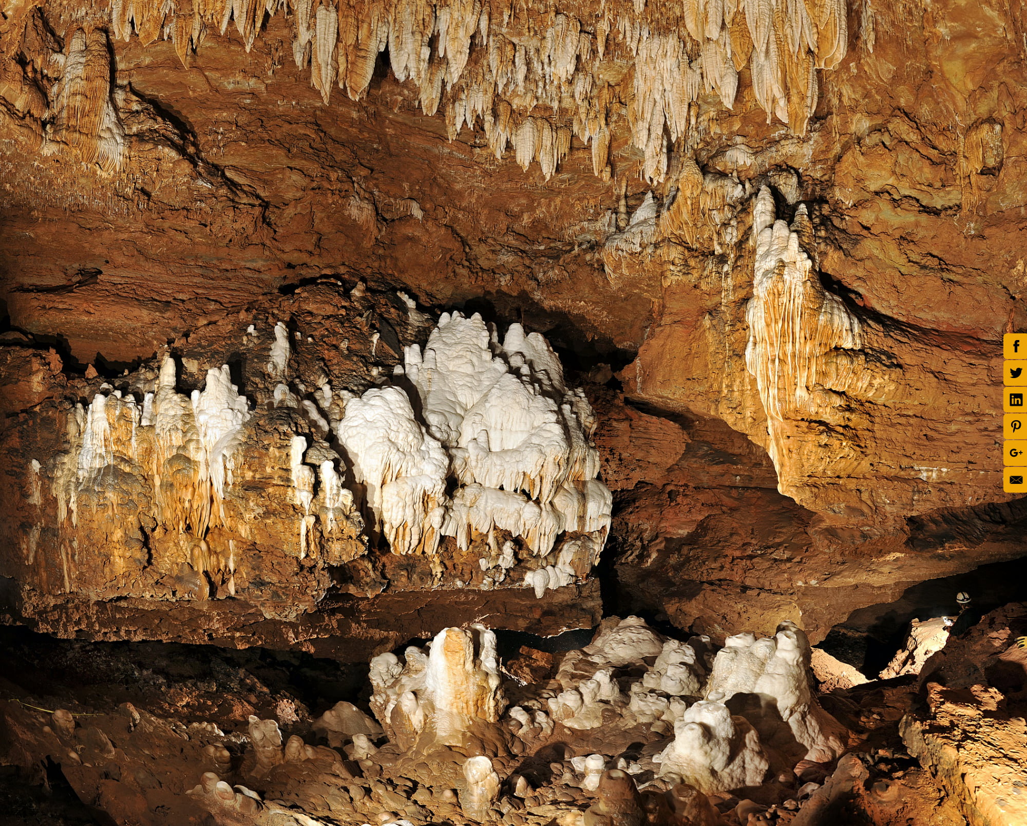 Carroll Cave at entrance to Convention Hall