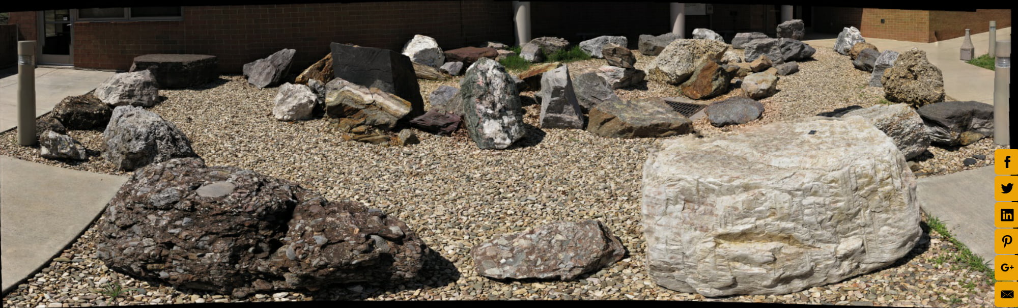 "Rocks of Virginia" garden at the DGMR