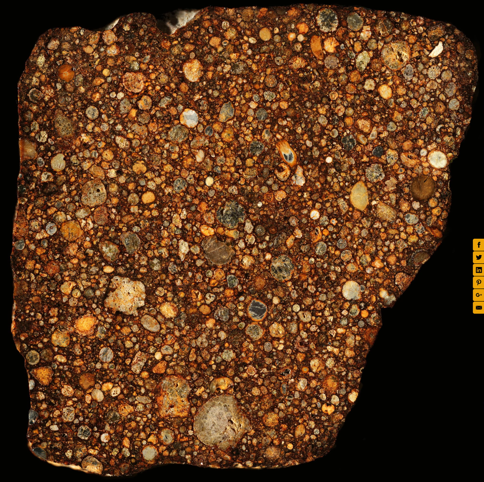 type 3 OC meteorite slice