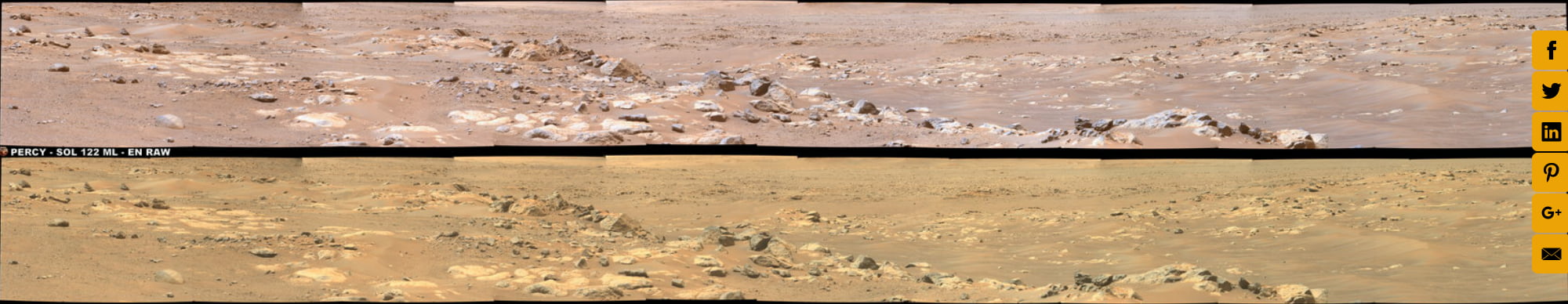 Perseverance SOL 122 ML (EN RAW) Fragments - ArtAlienTV-Gigapans