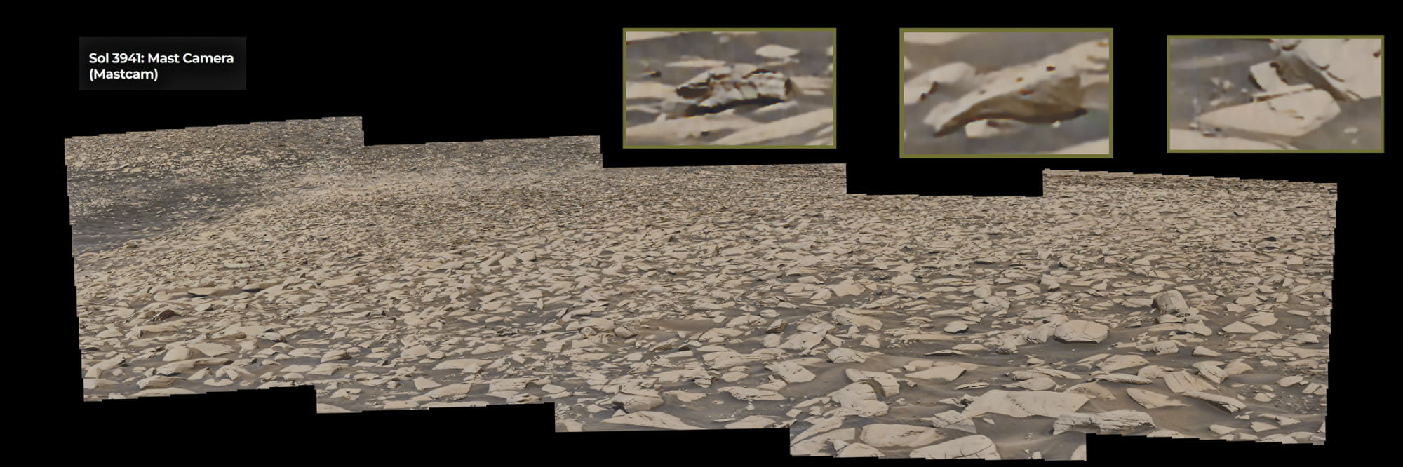 Mars Curiosity rover sol 3941MR 5 images