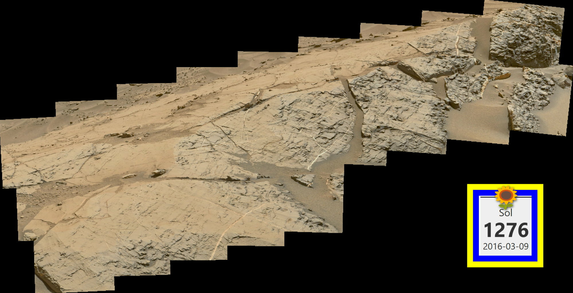 Mars Curiosity rover sol 1276MR mast right