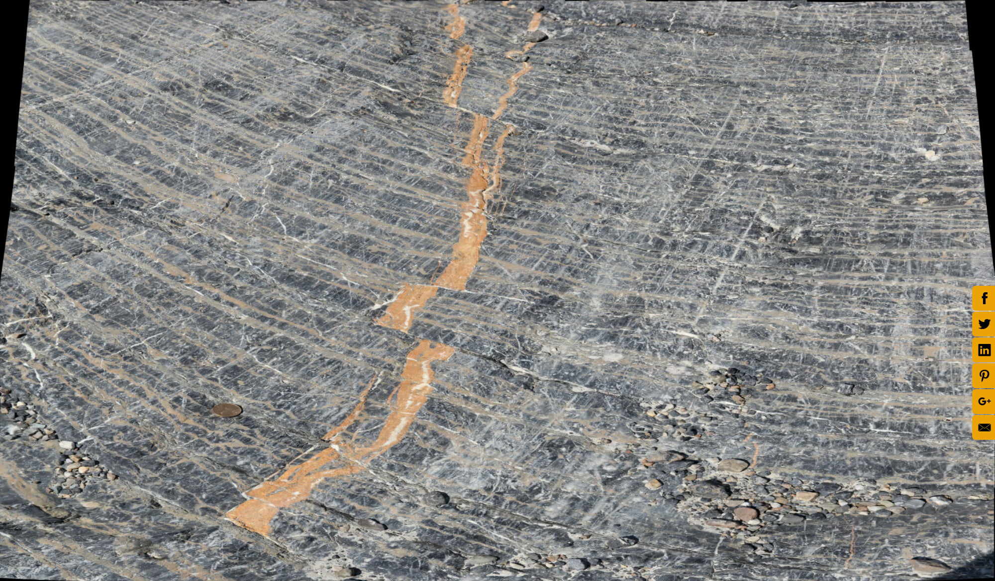 Pressure solution in Eldon Formation limestone exposed on roche ...
