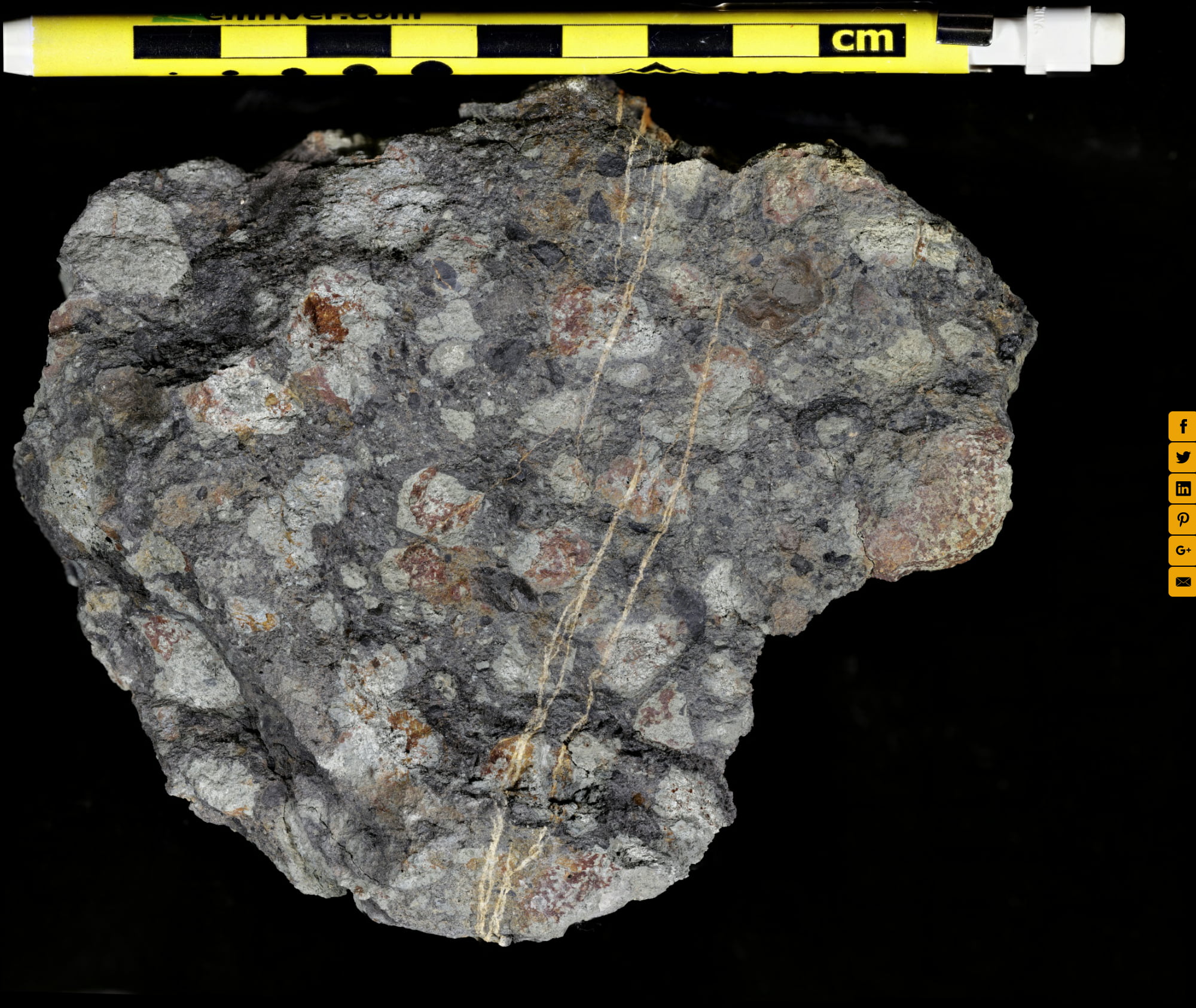 Porphyry, Kinkell Ness, Scotland