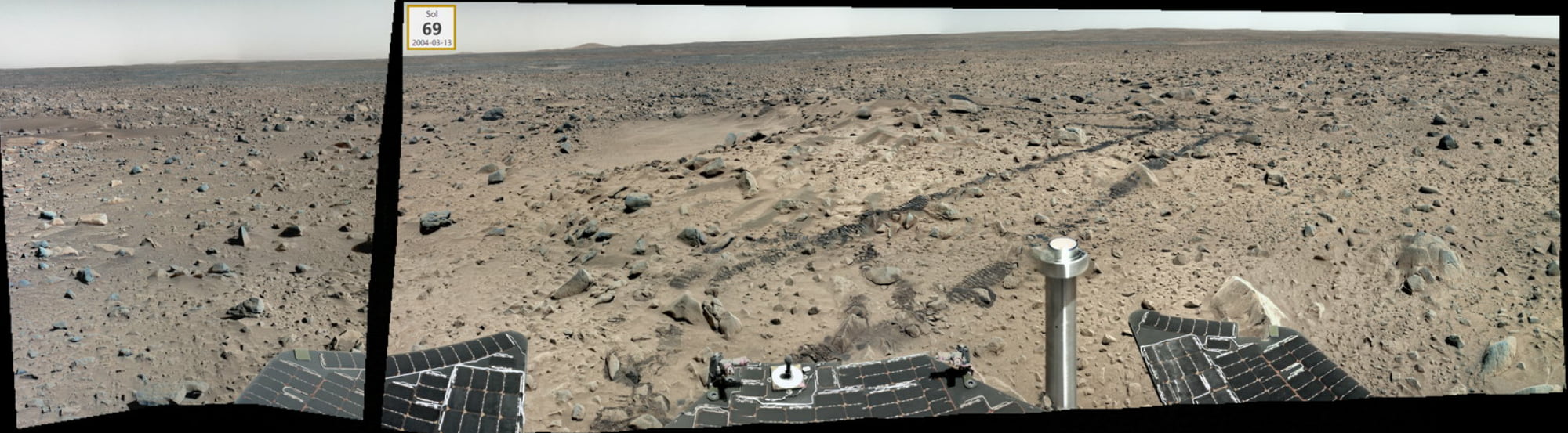 Mars Spirit rover sol 69 ~ 126 images