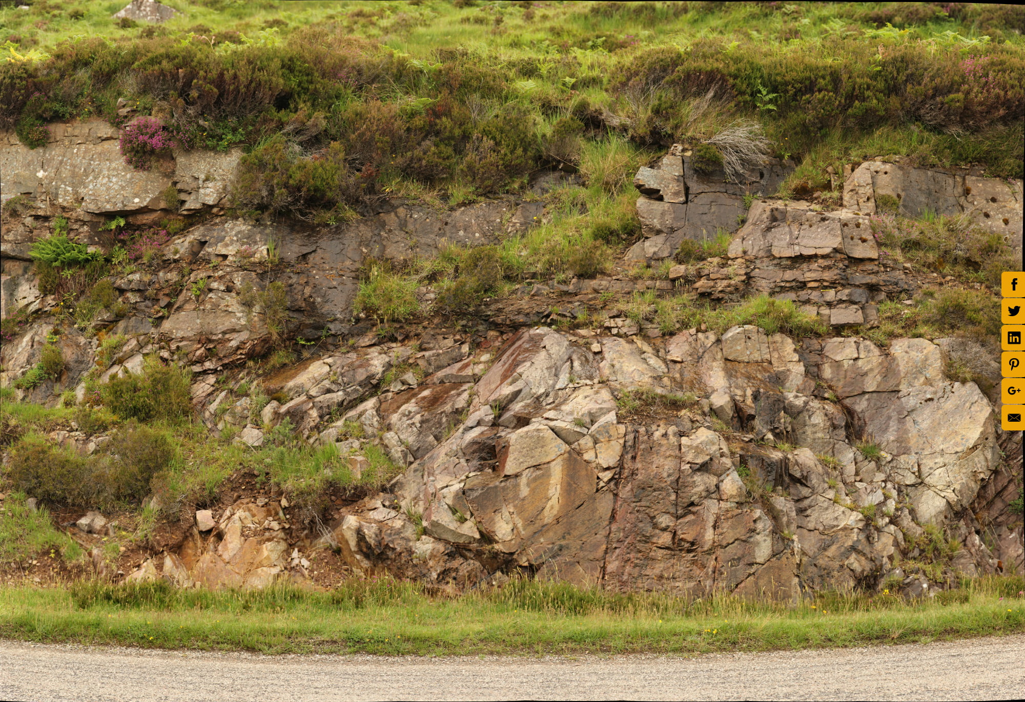 Sub-Torridonian unconformity, North-West Highlands, Scotland