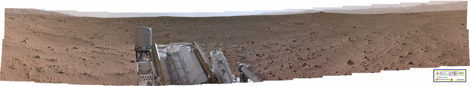 Mars Curiosity rover sol 50ML