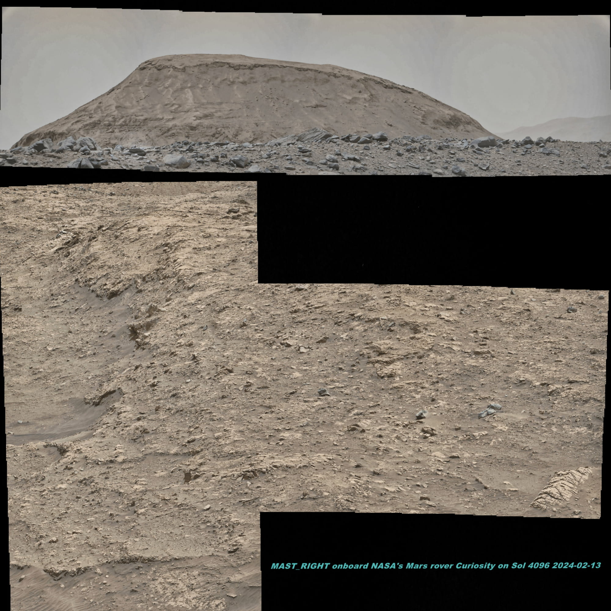 Mars rover Curiosity Sol 4096