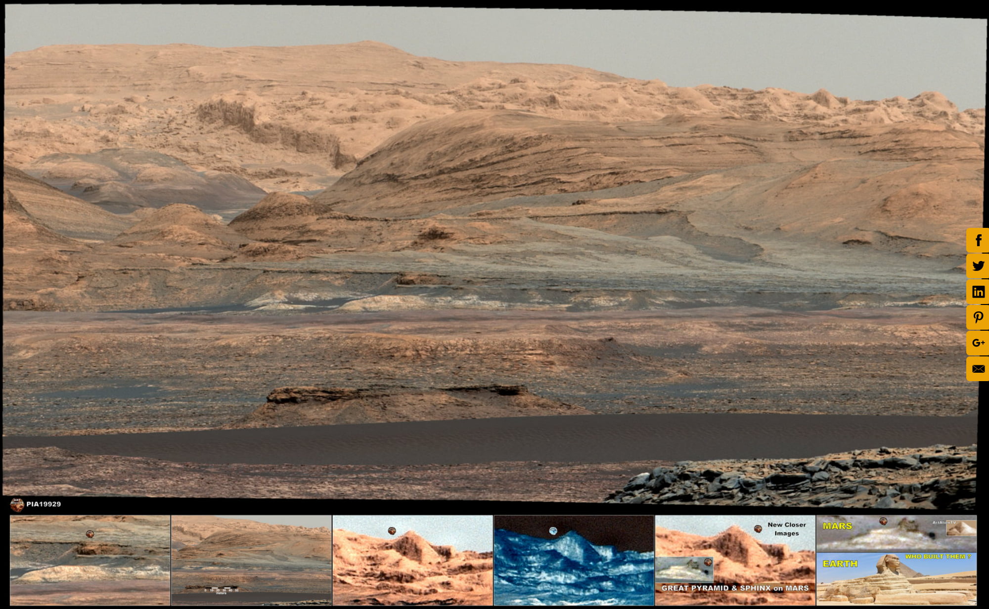 MSL SOL 1115 - PIA19929 C - Mars Forbidden City - ArtAlienTV-Gigapans