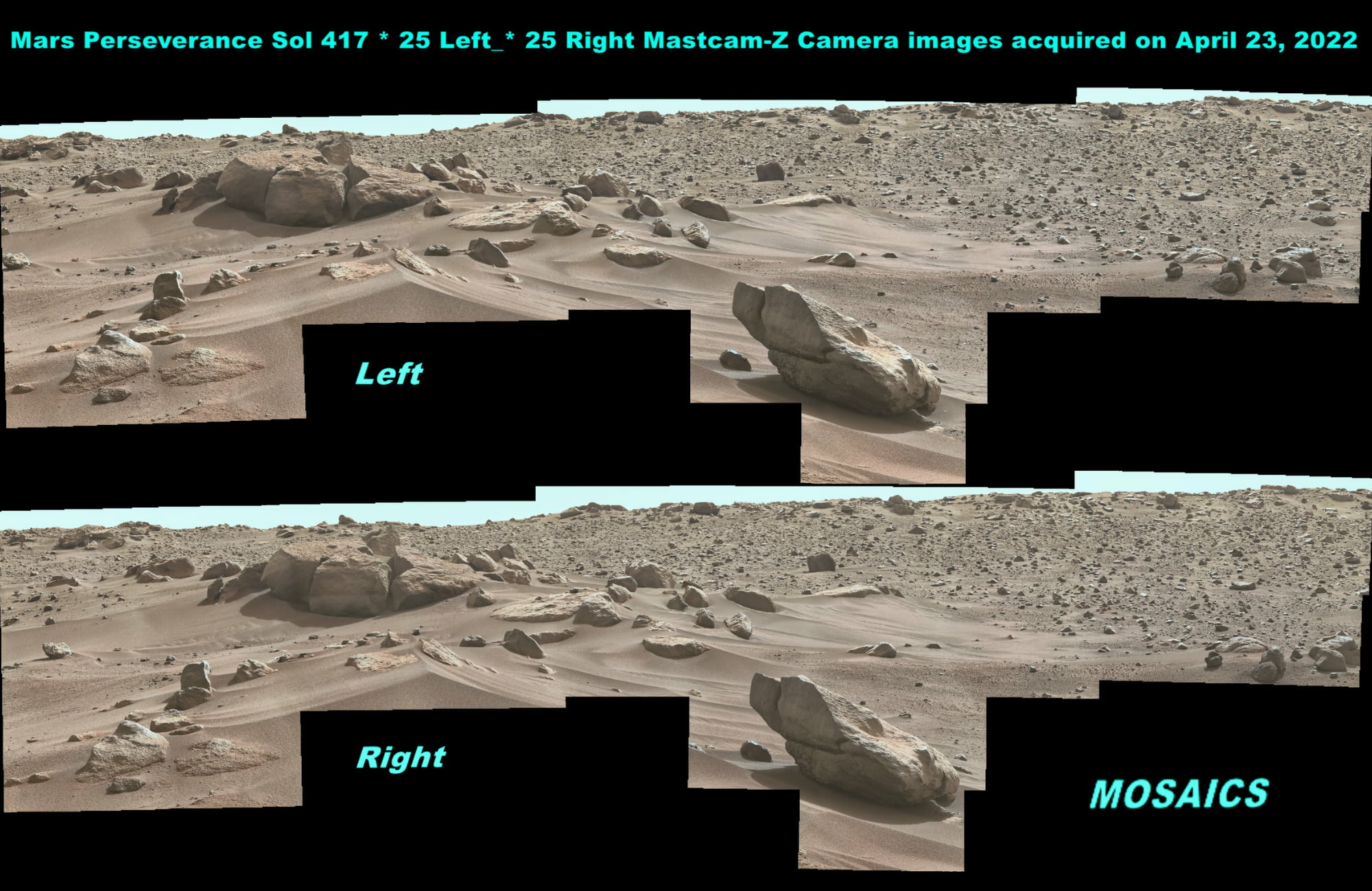 Mars Perseverance Sol 417