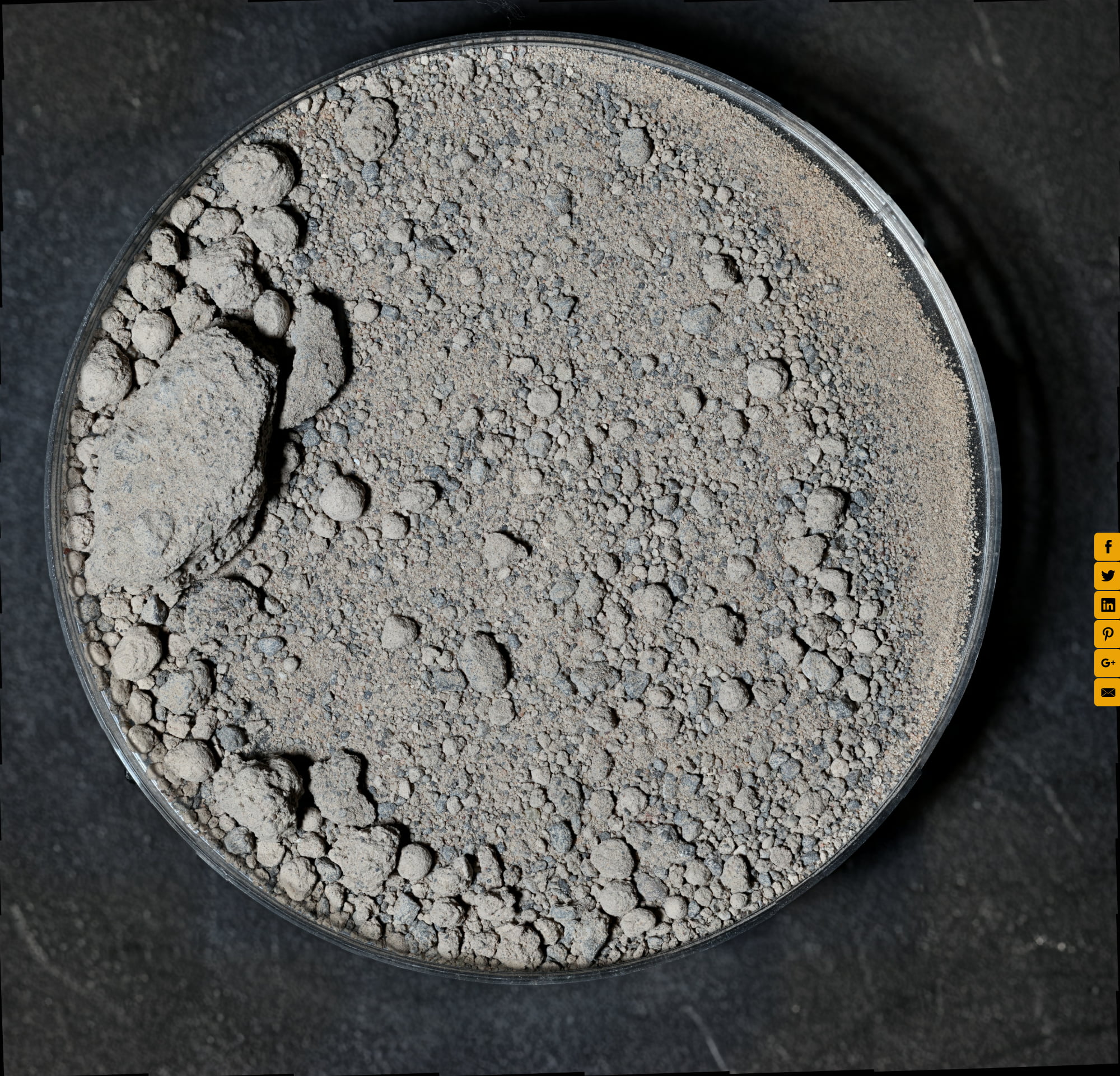 Ash and lapilli from Kilbourne Hole