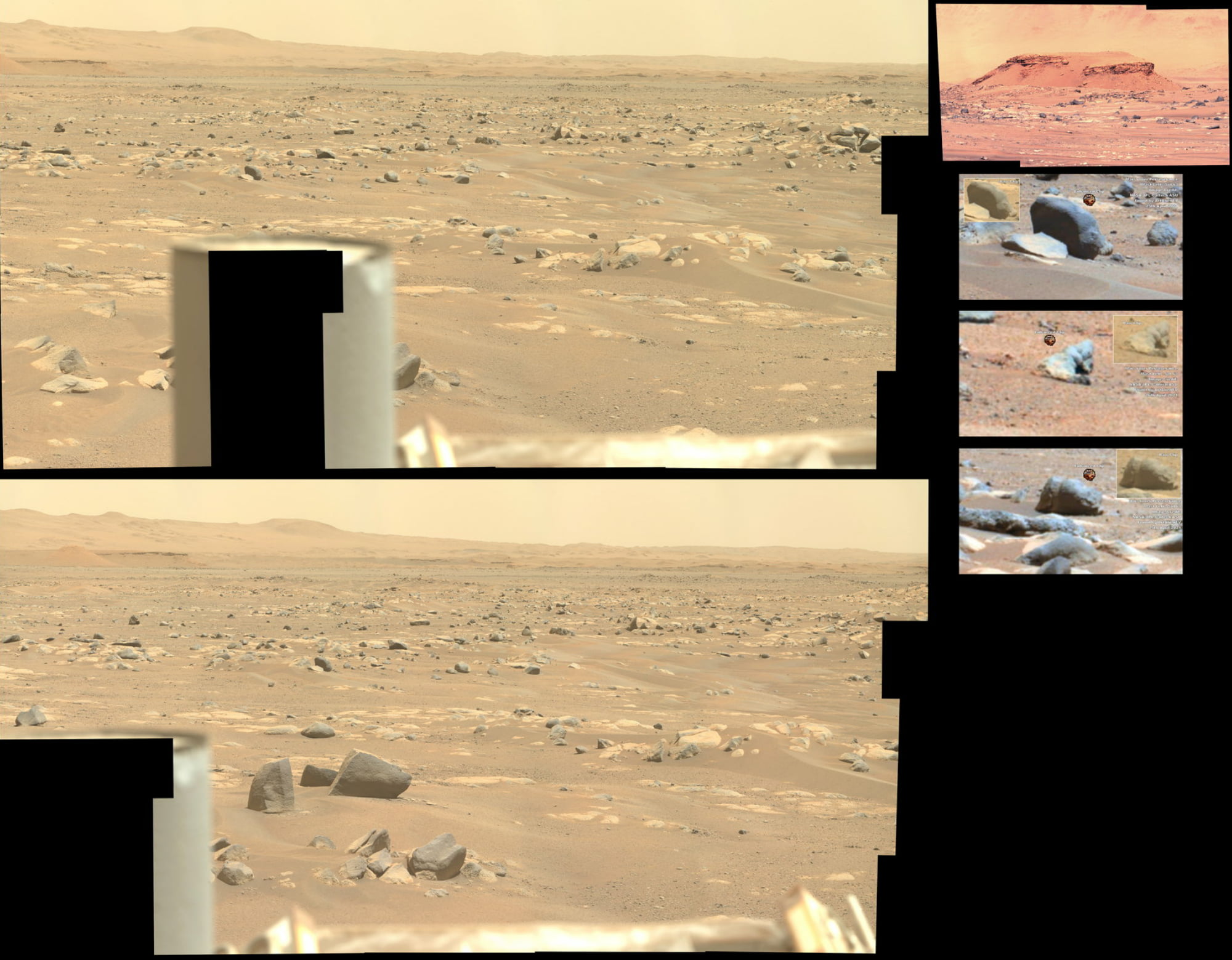 Perseverance SOL 63 ML MR (RAW 50) Mars Hell Ape - ArtAlienTV-Gigapans