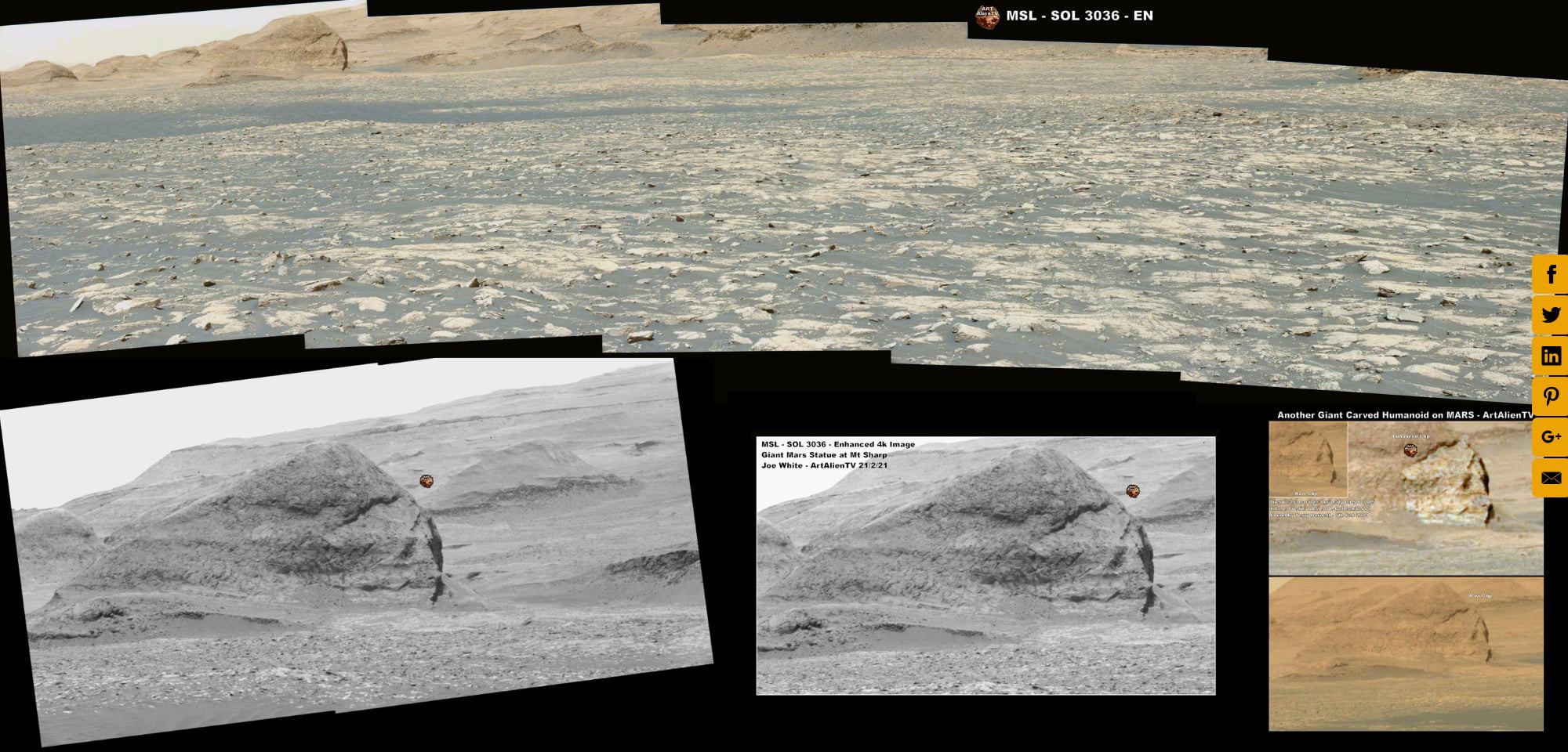 MSL SOL 3036 (EN) Mars Aries Portrait Closeup - ArtAlienTV-Gigapans