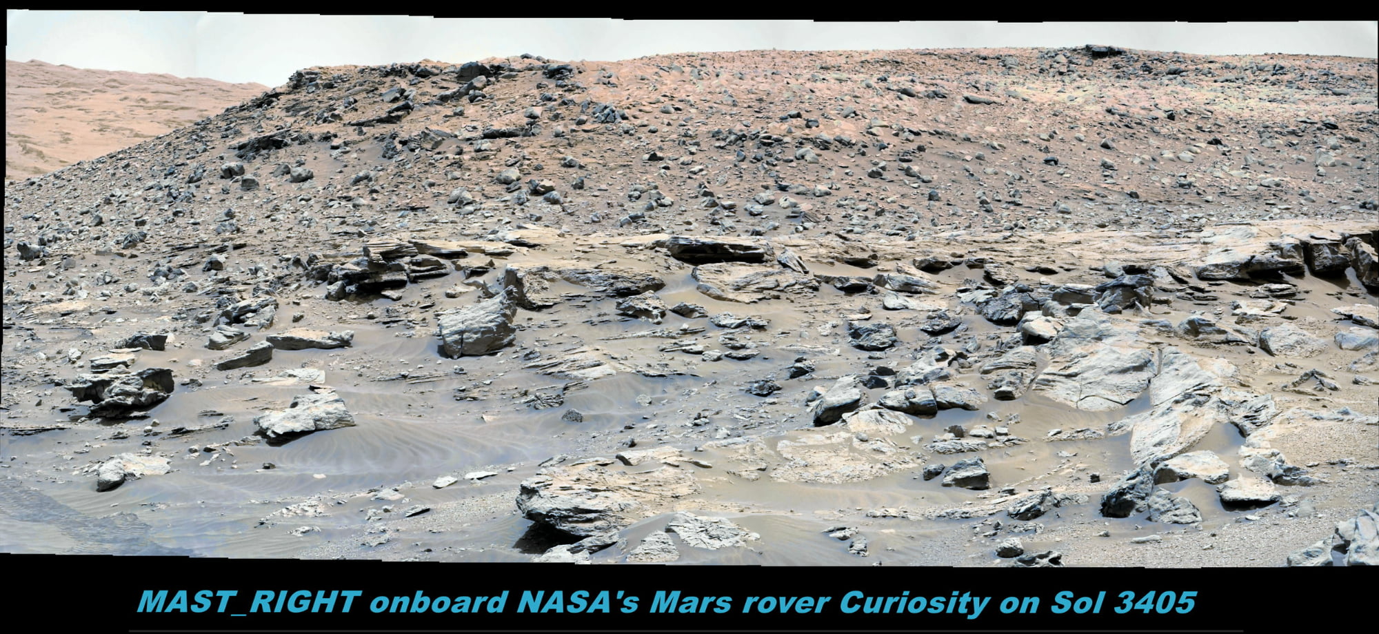 Curiosity Sol 3405