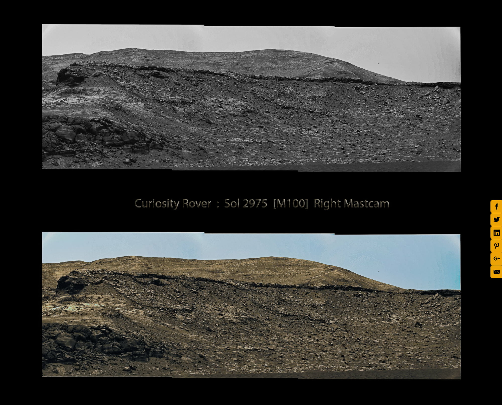 MSL / Curiosity Rover : Sol 2975 Right Mastcam