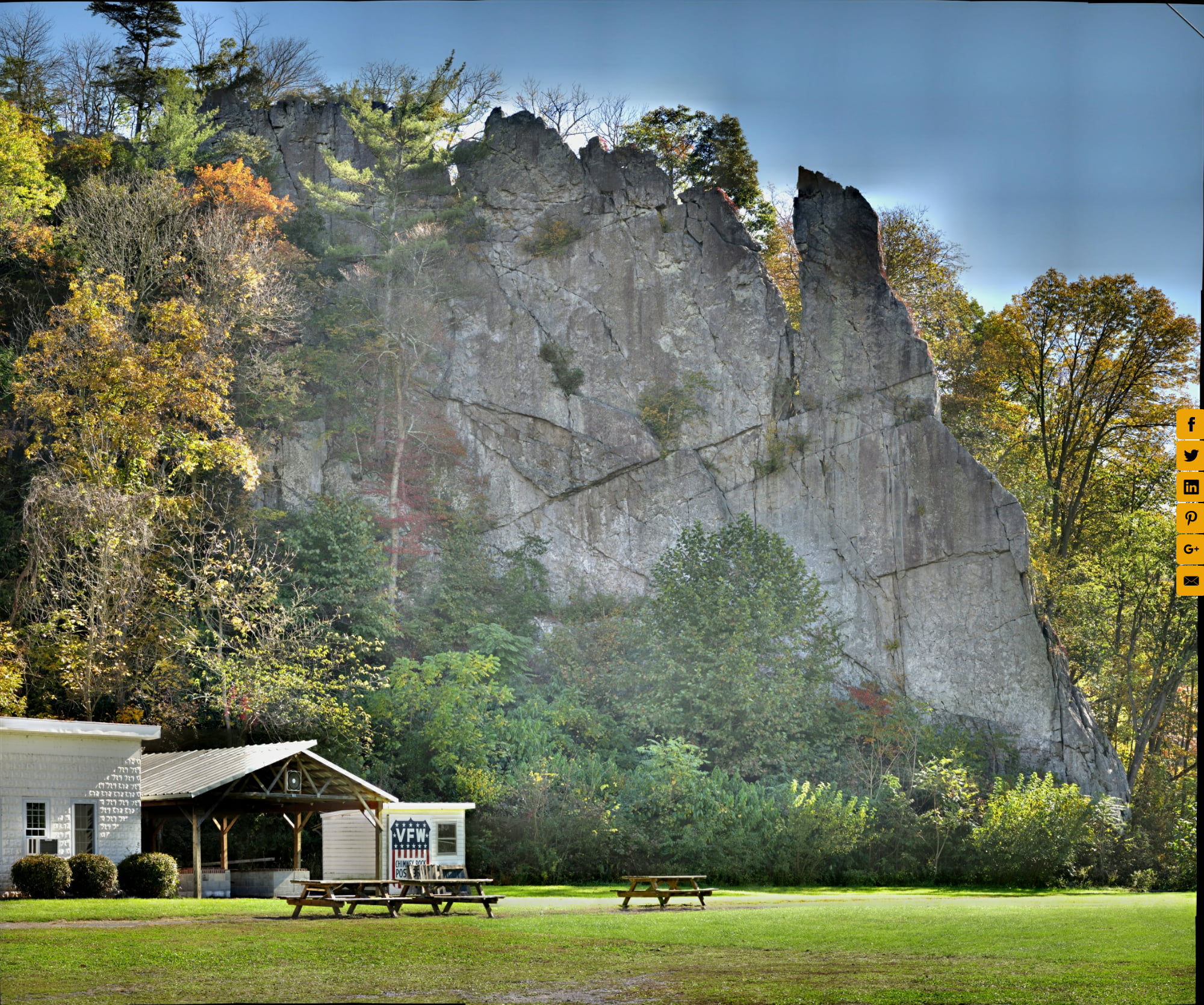 Chimney Rock - Side View
