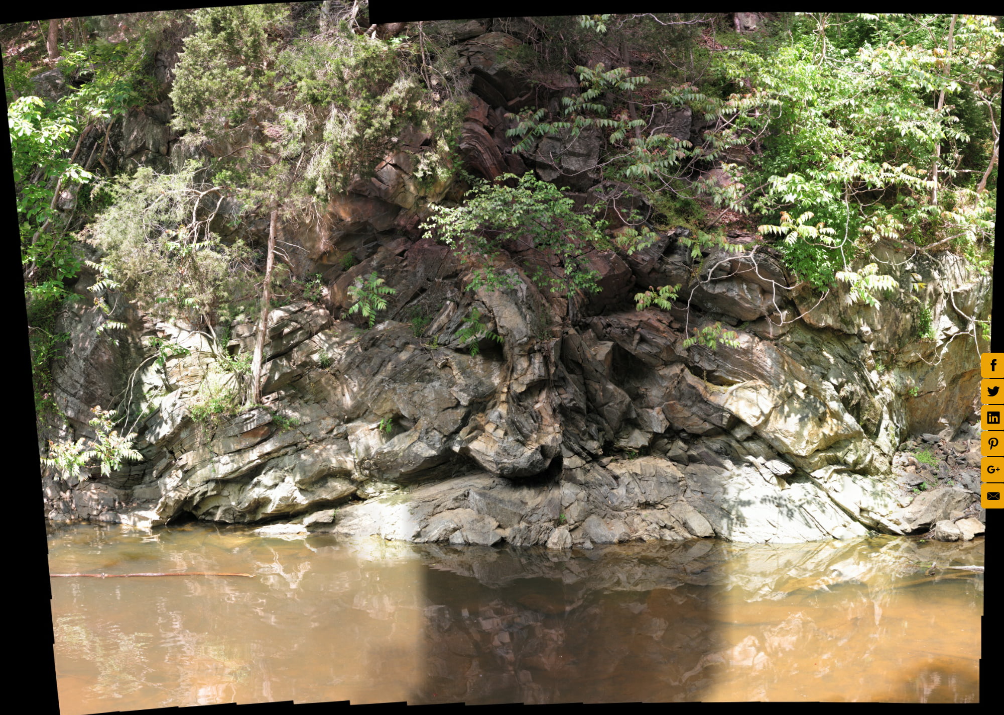 Antiform in Mather Gorge Formation