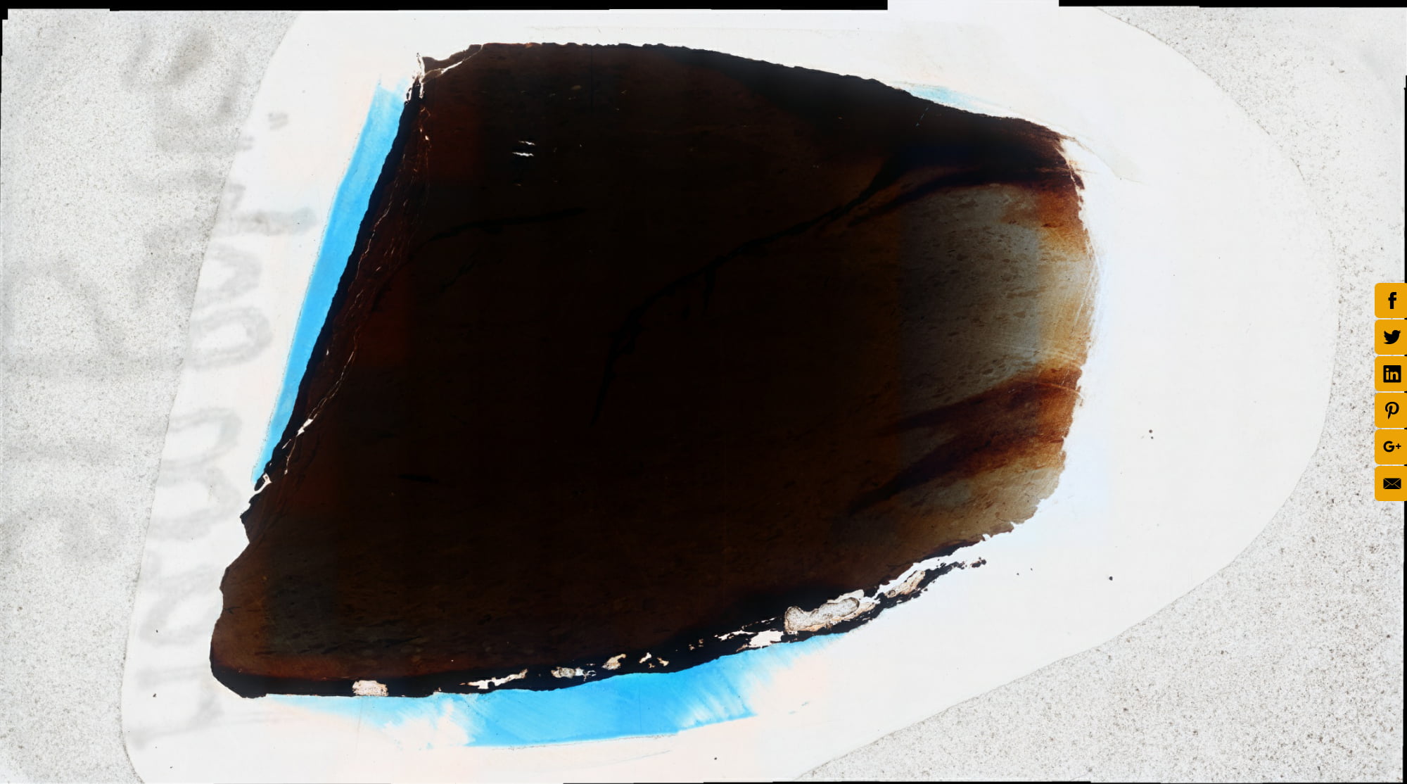 Hampshire Formation siderite concretion, plane polars