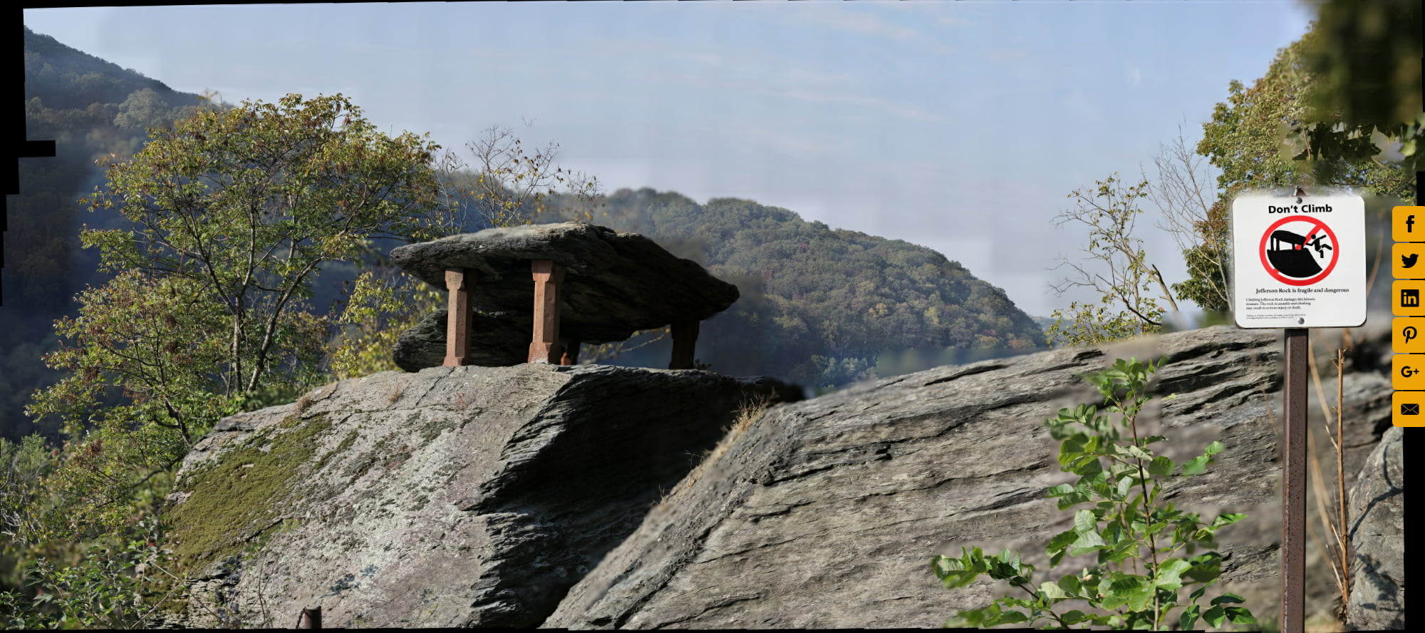 Harpers Formation at Jefferson Rock, Harpers Ferry, West Virginia