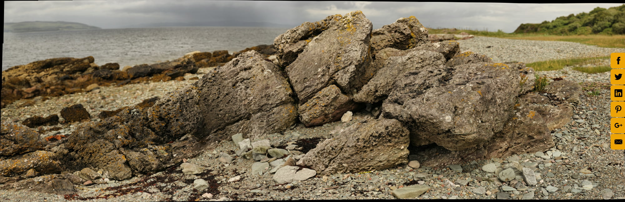 Permian sedimentary rocks near the site of Hutton's Unconformity ...