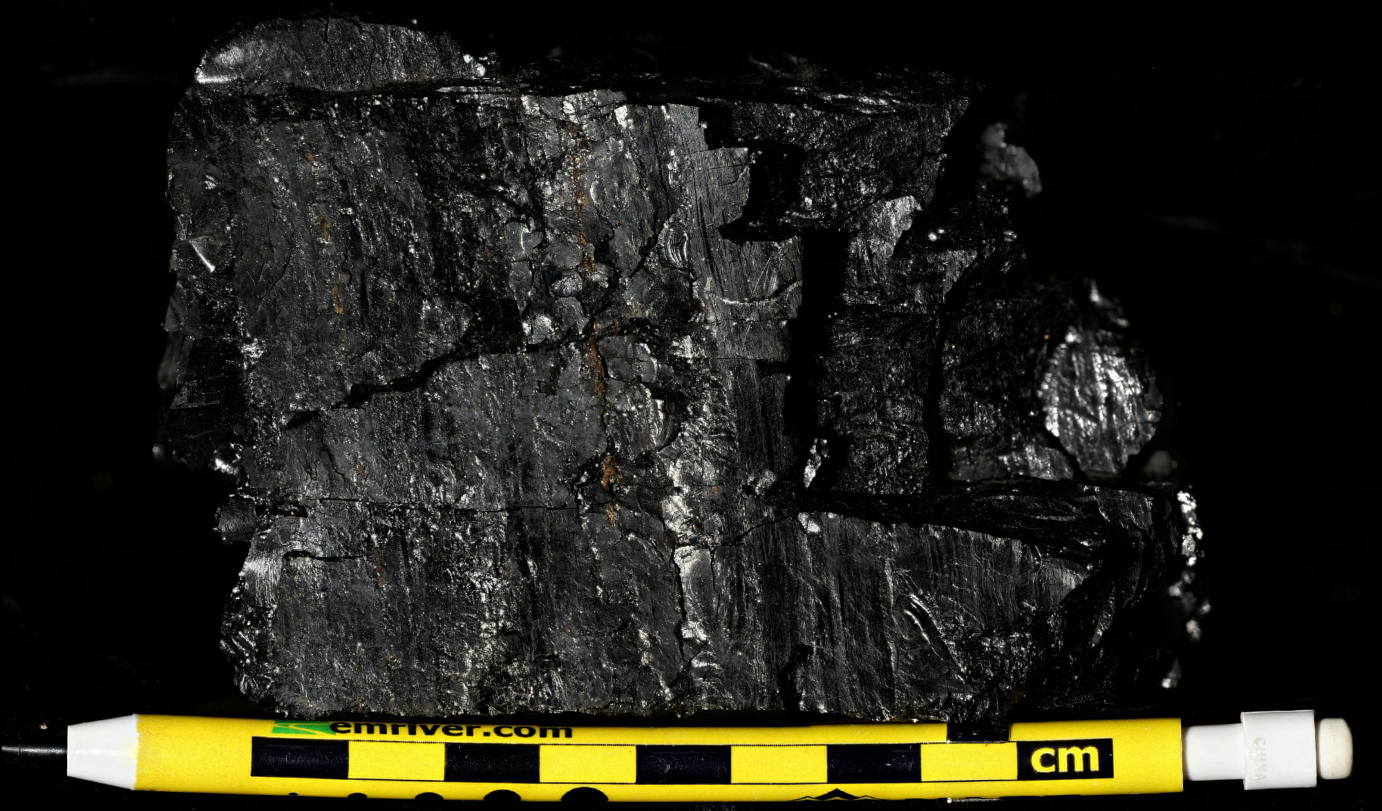 Coal, Conemaugh Formation, Corridor H, West Virginia