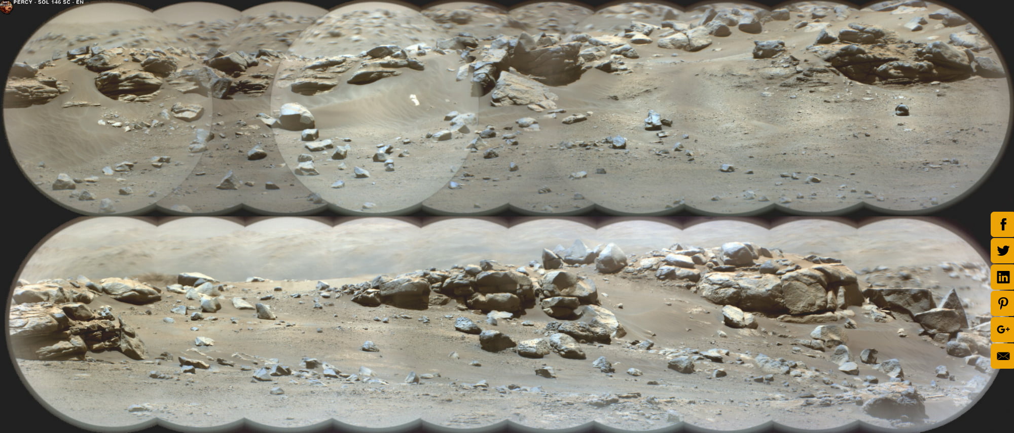 Perseverance SOL 146 SC (EN) Statue Art and Skulls - ArtAlienTV-Gigapans