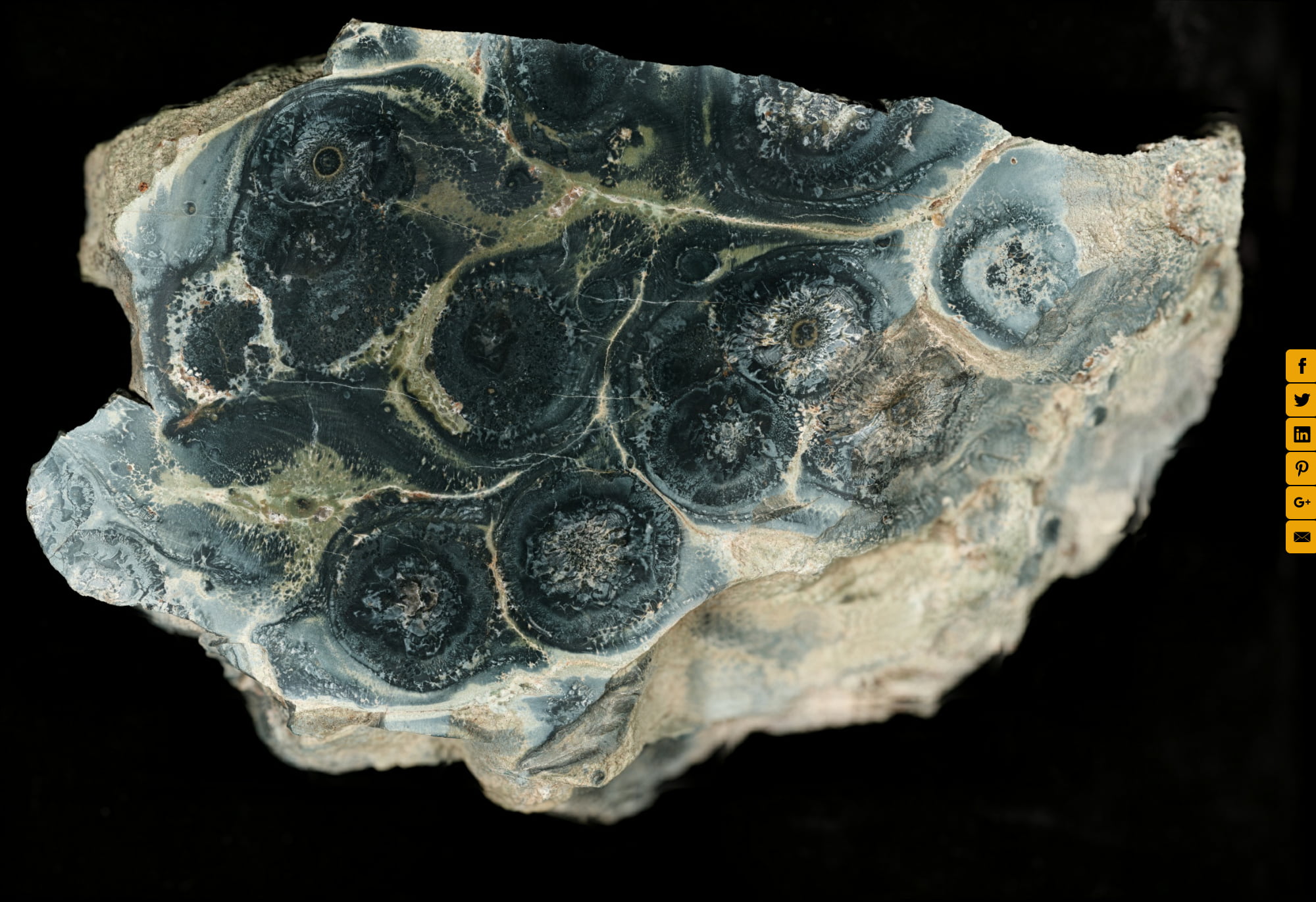 Spherulitic felsite, Shetland