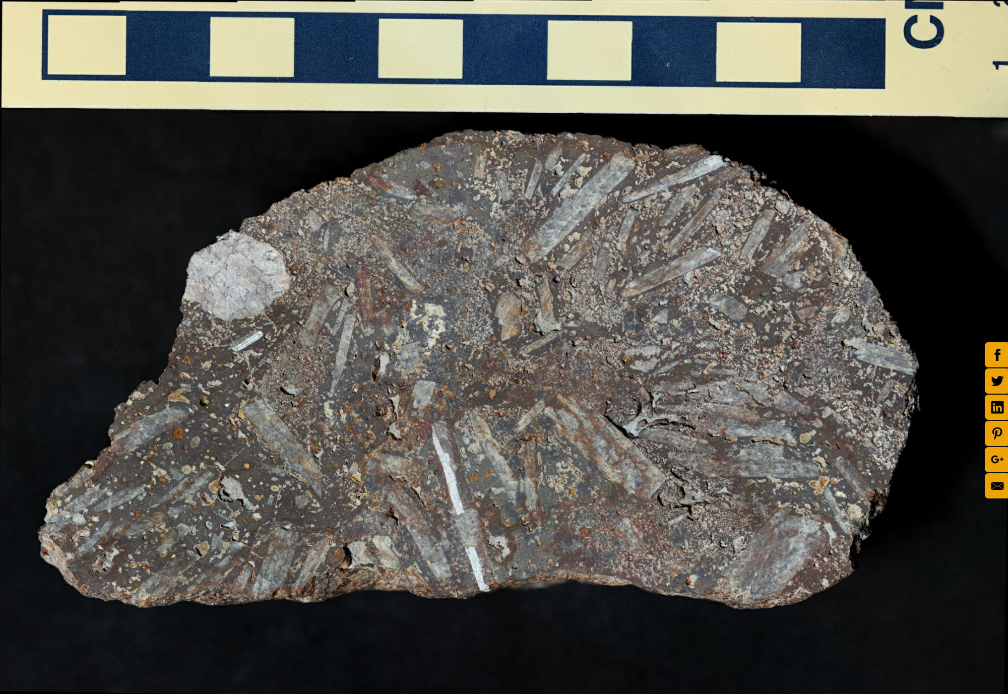 Porphyritic andesite from the Kibo Summit of Mt. Kilimanjaro, Tanzania