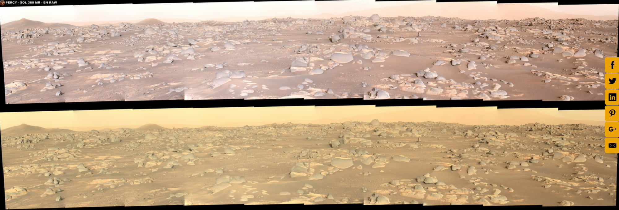 MSL SOL 360 MR (EN RAW) Mars Sculptures - ArtAlienTV-Gigapans