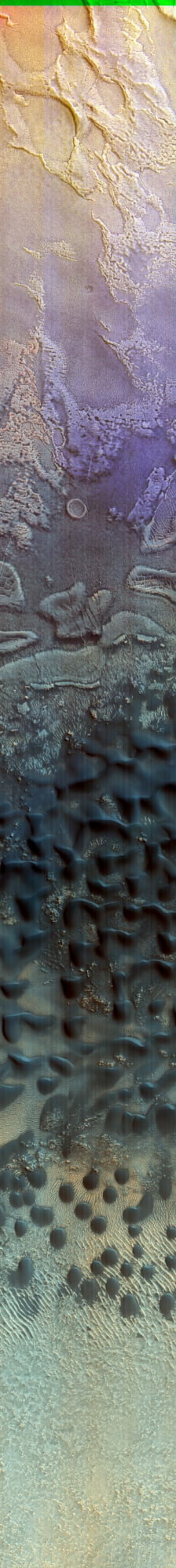 Circular Sand Dunes ESP_076510_2230 Mar 2 2023 HiRISE