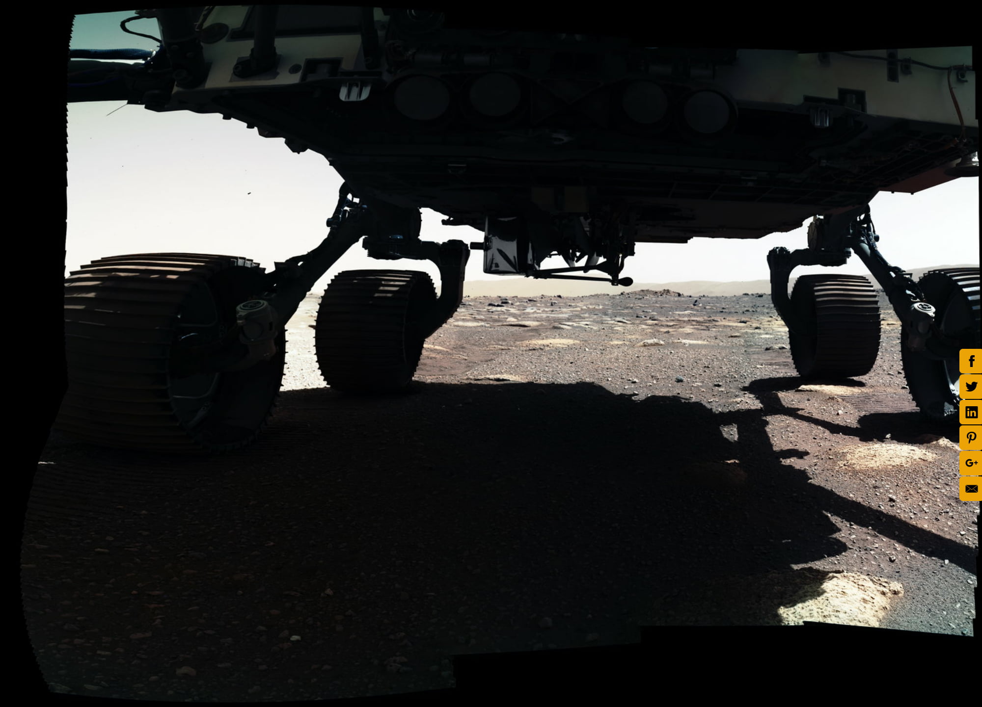 Mars Rover / Perseverance : Sol 35 WATSON Camera Mosaic