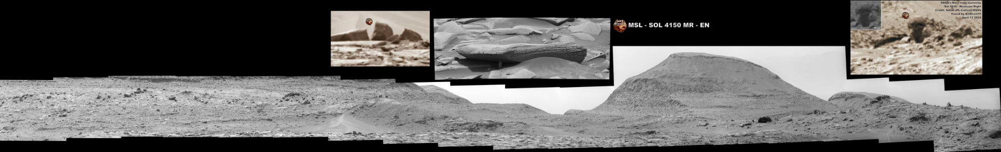 MSL SOL 4150 MR (EN) Alien Sphinx ? ArtAlienTV-Gigapans