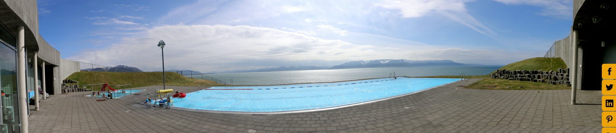 Pool at Hofsos, Iceland