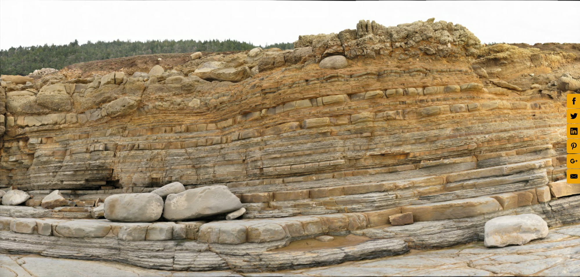 Outcrop for students to identify and interpret.