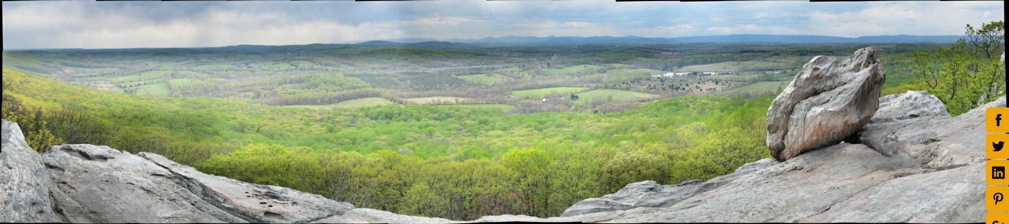 Overlook from High Point Mountain- April 9th 2012