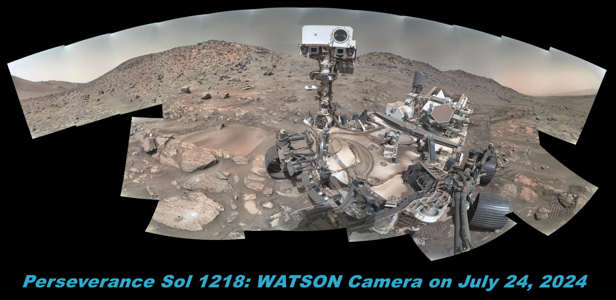 Perseverance Sol 417 WATSON Camera