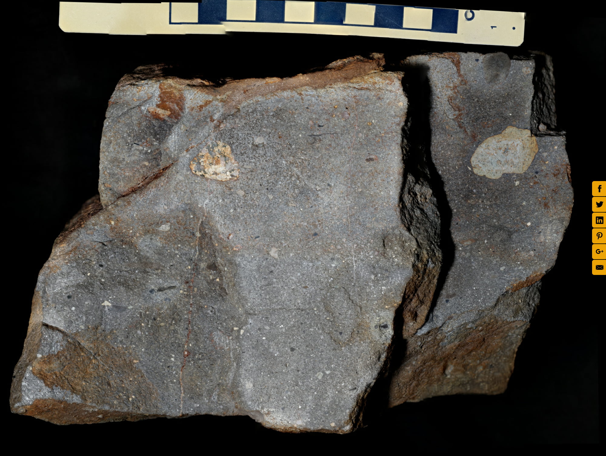 Rockwell Formation diamictite from Sideling Hill