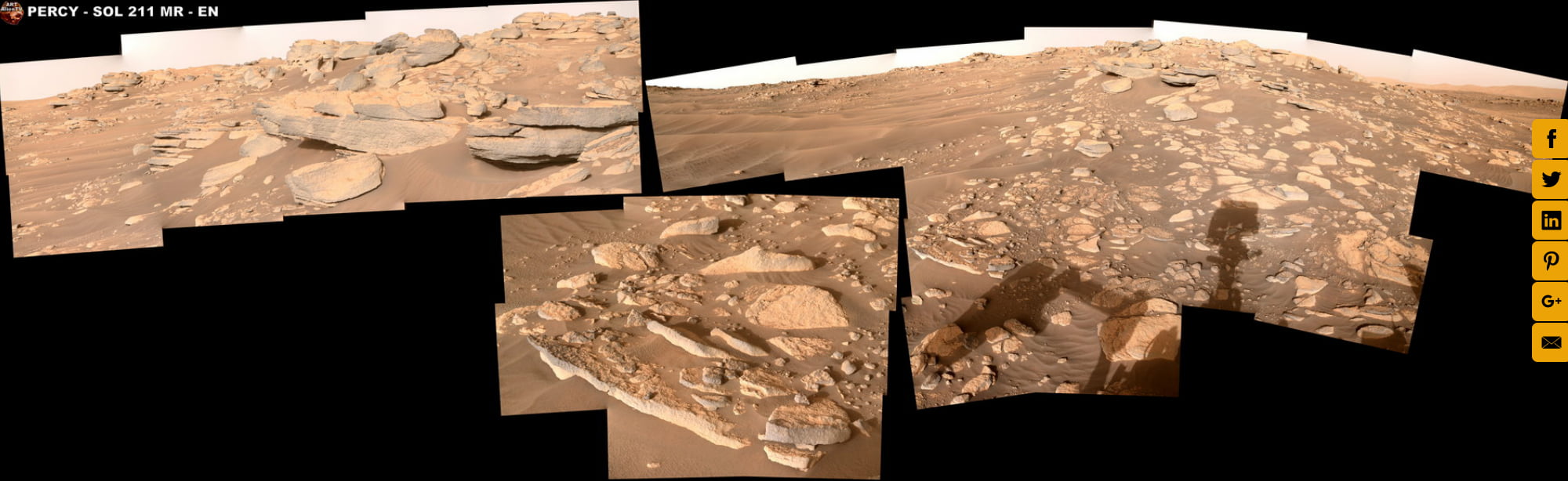 Perseverance SOL 211 MR (EN) Mars Citadel Structure: Side View ...