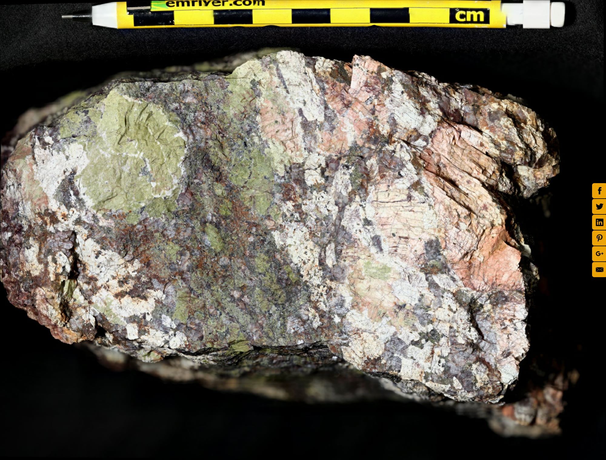 Unakite from Vesuvius, VA