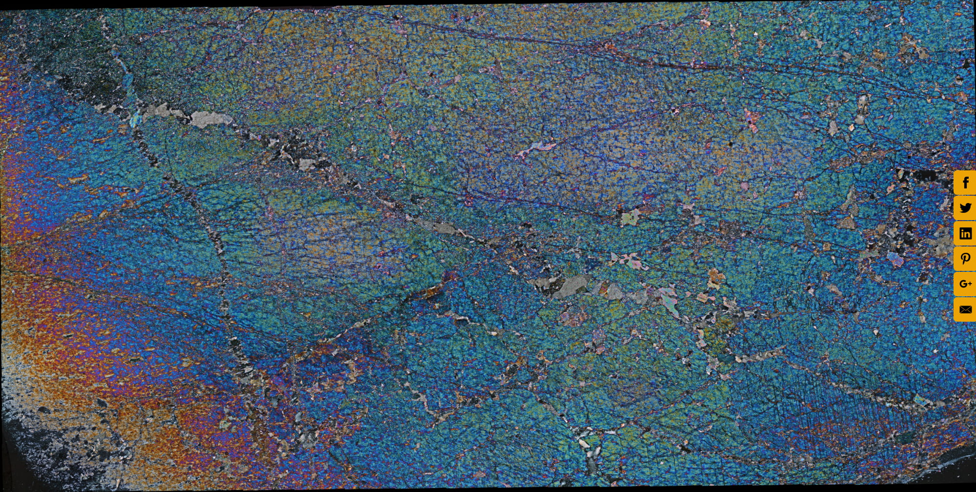 Diopside, Crossed Polars