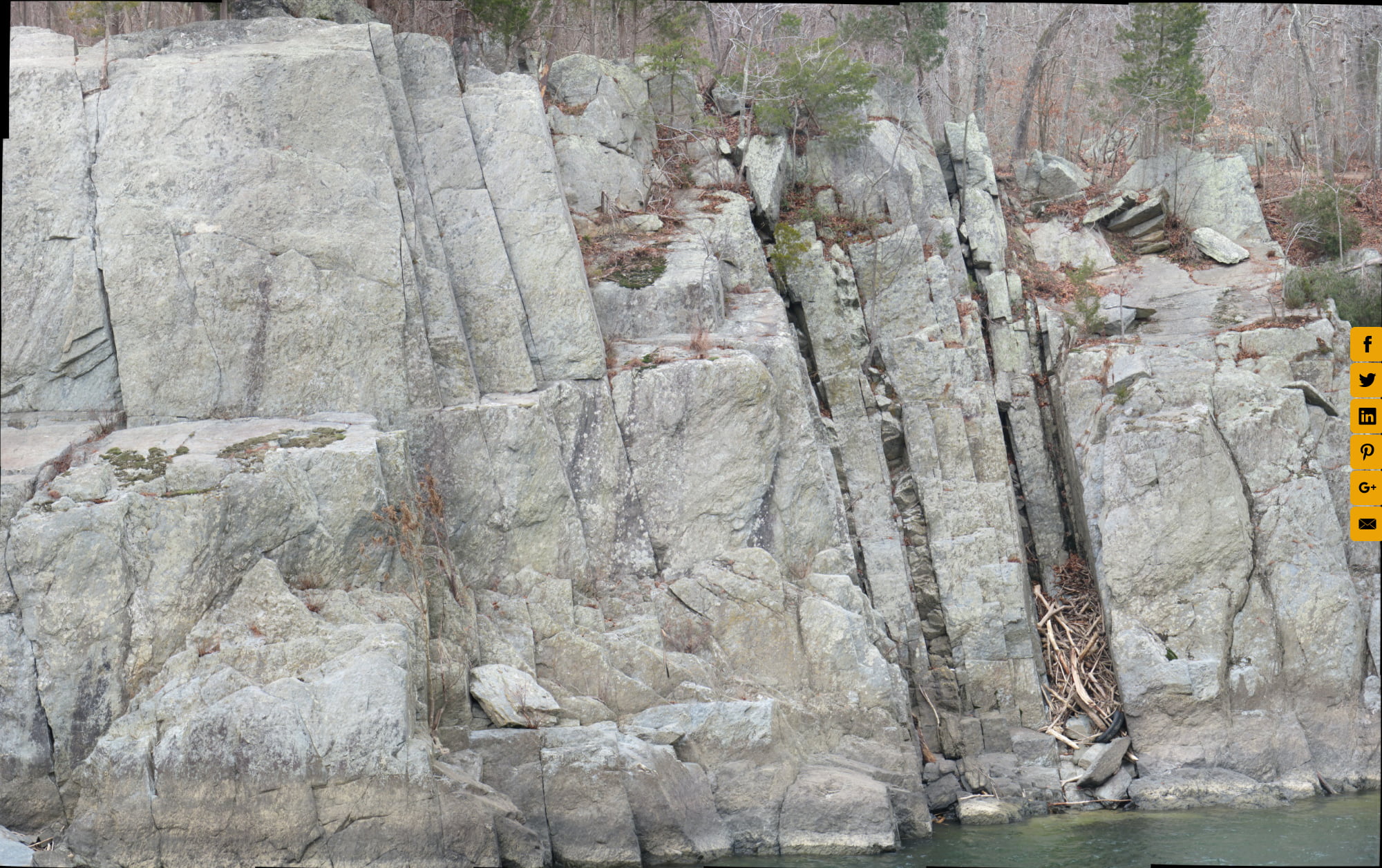 Lamprophyre Dikes on the Virginia Side, Visible From the Billy Goat Trail