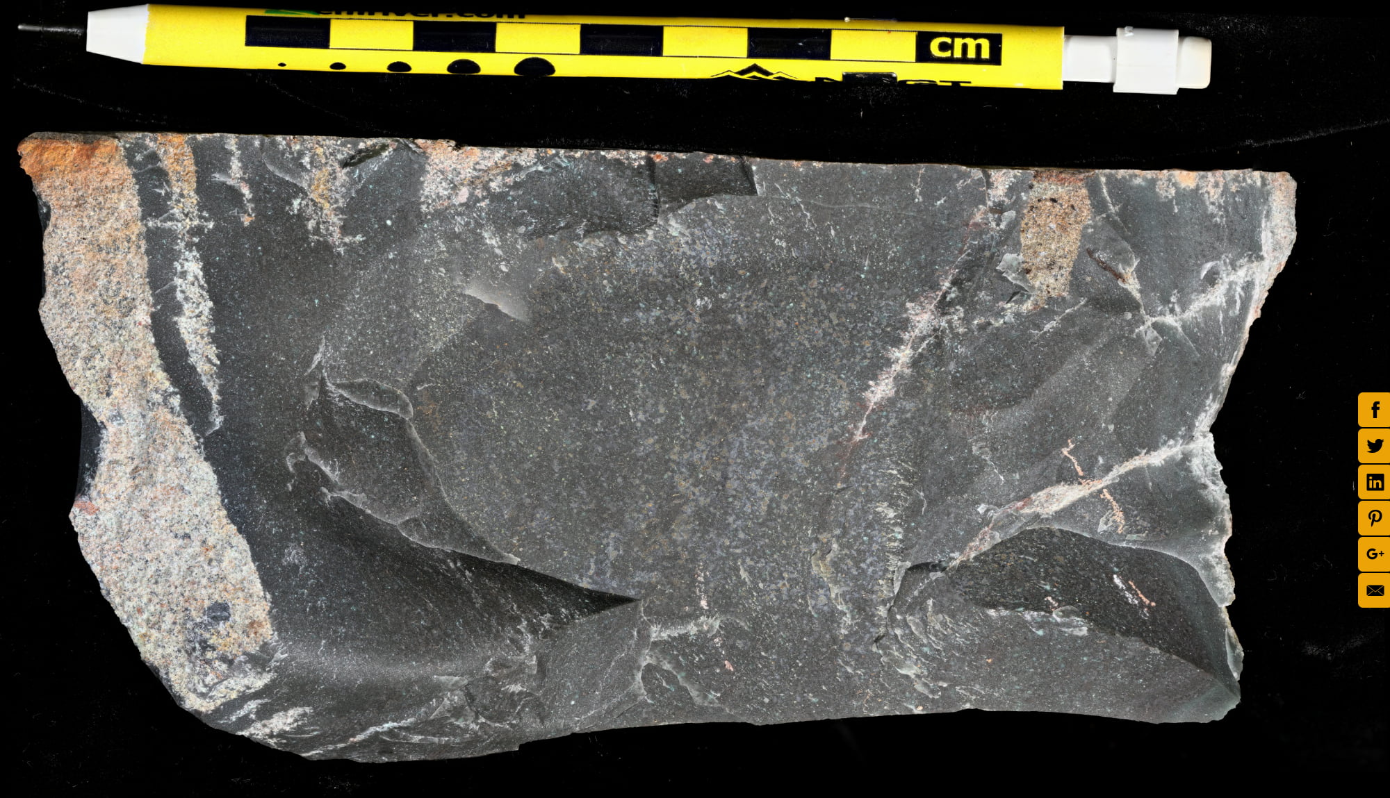 Komatiitic ash (meteorite impact layer), Barberton Greenstone Belt ...