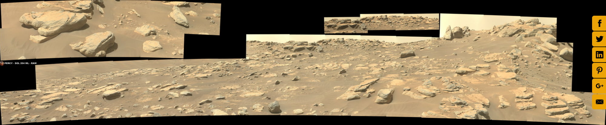 Perseverance SOL 204 ML (RAW) ArtAlienTV-Gigapans