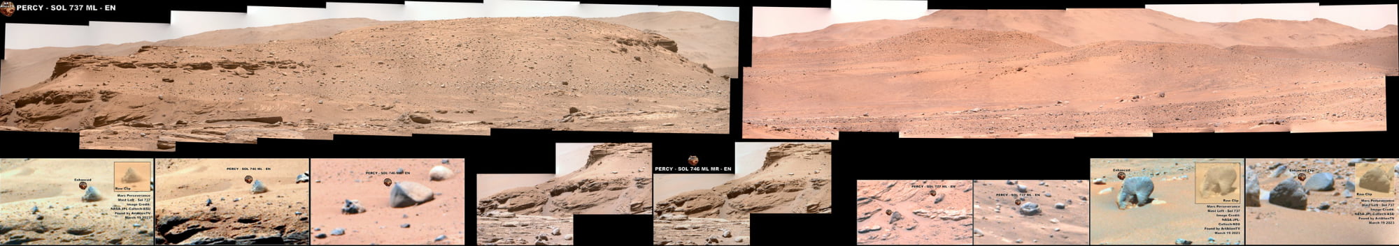 Perseverance SOL 737-746 (EN 2) Elephantus Structure - ArtAlienTV-Gigapans