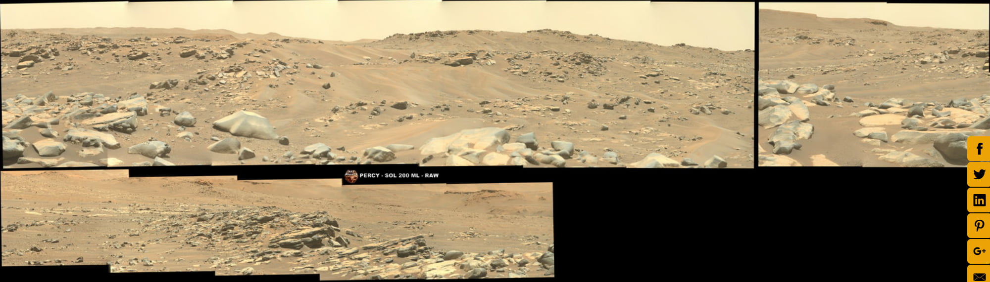 Perseverance SOL 200 ML (RAW) ArtAlienTV-Gigapans