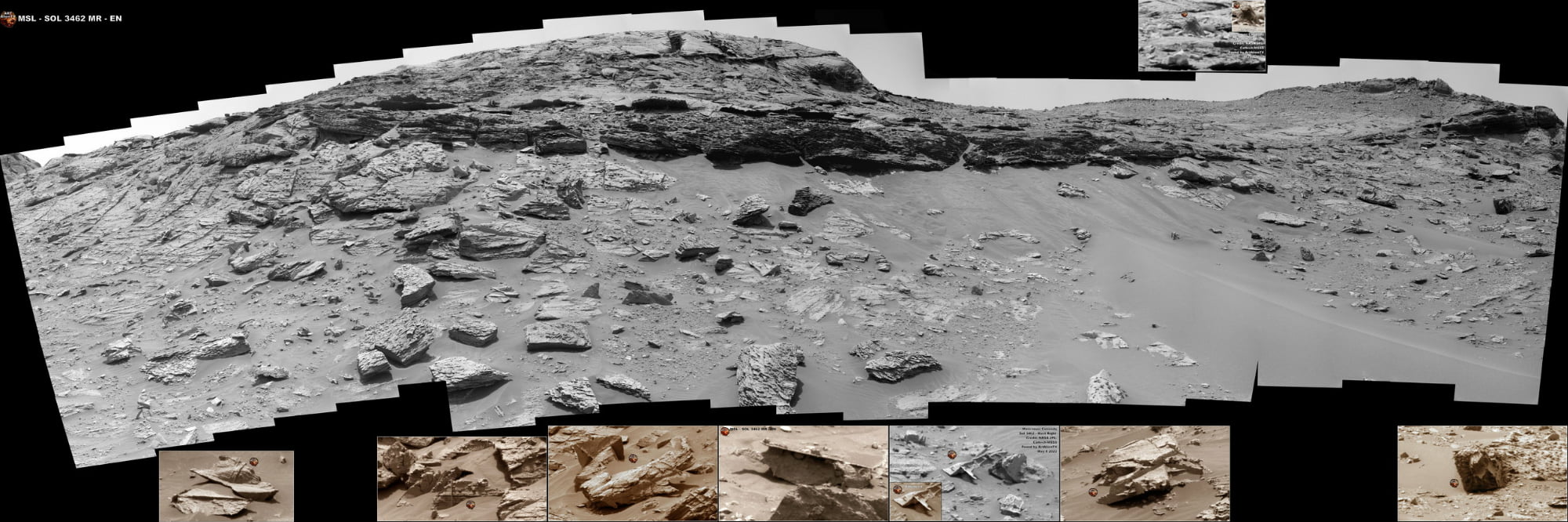 MSL SOL 3462 MR (EN 2C) Smashed up Wall Structure. Shattered Objects ...