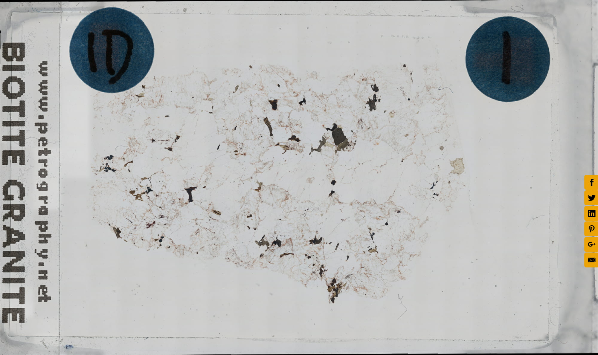 Biotite Granite, Plane Polars